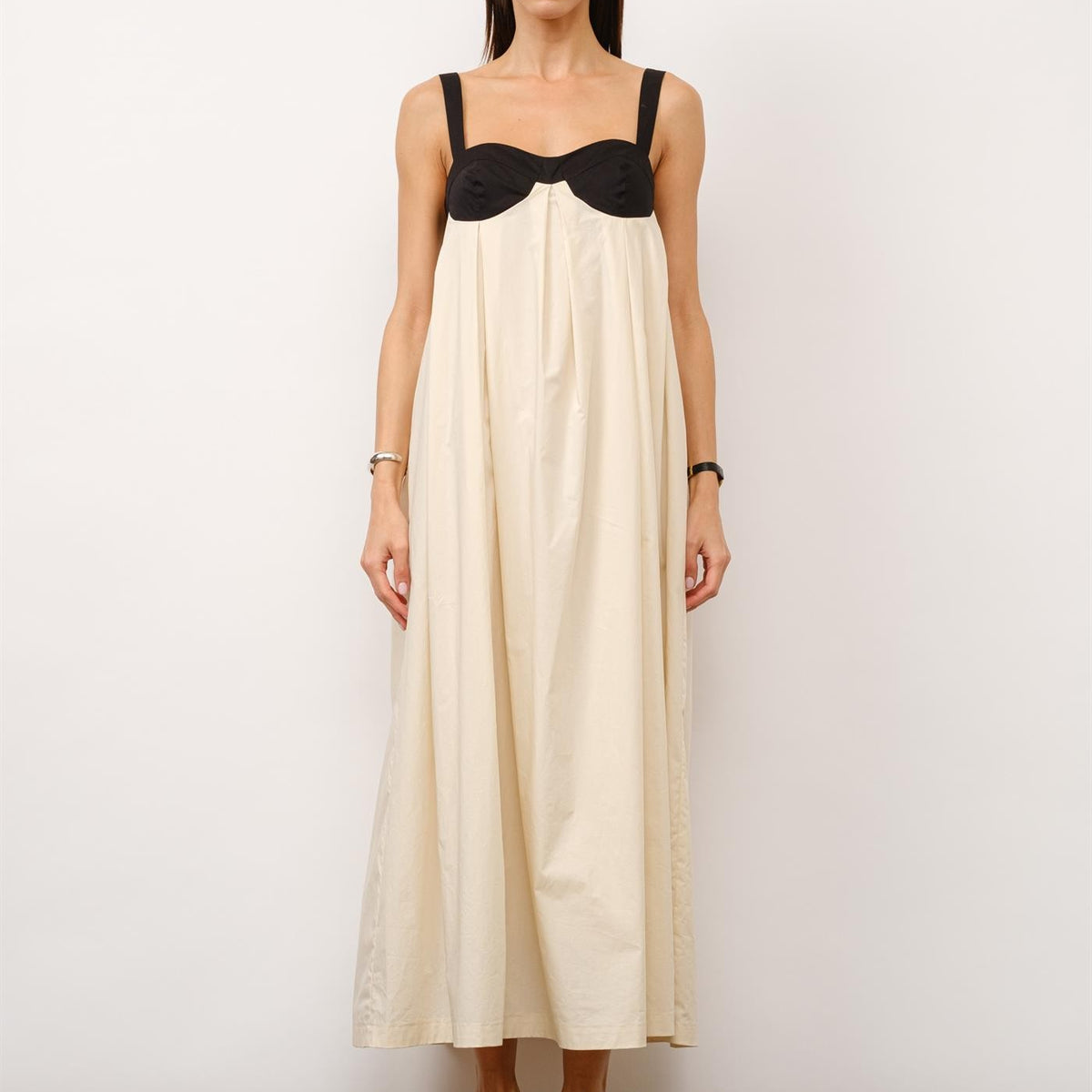 Amelia Box Pleat Maxi Dress – II Brunettes