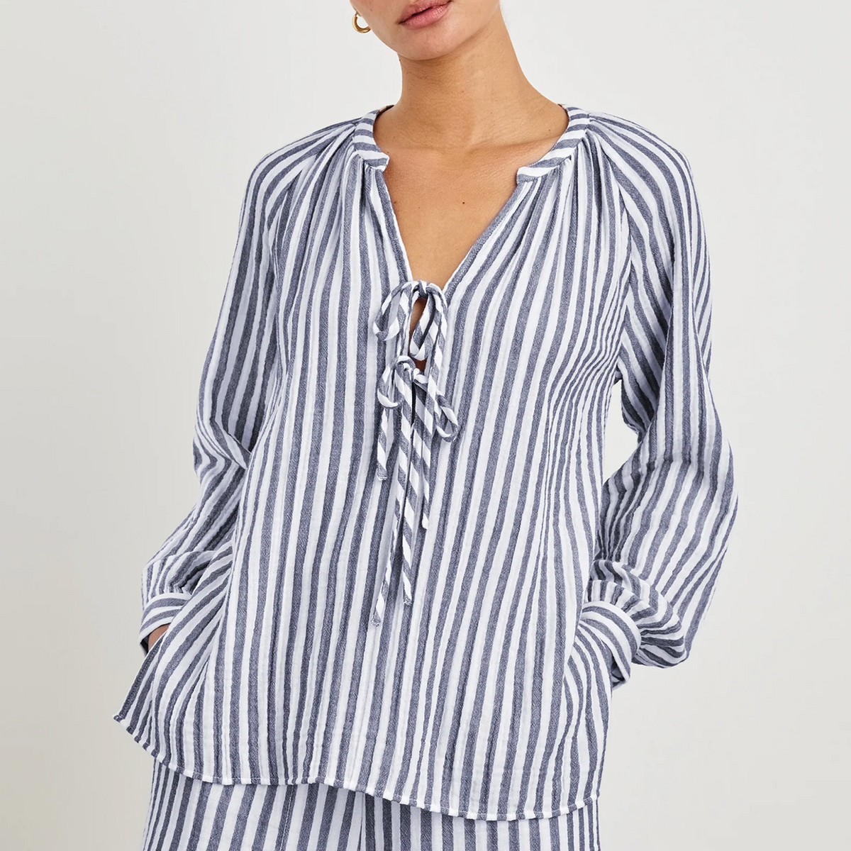 Brielle Top in Admiral Stripe – II Brunettes