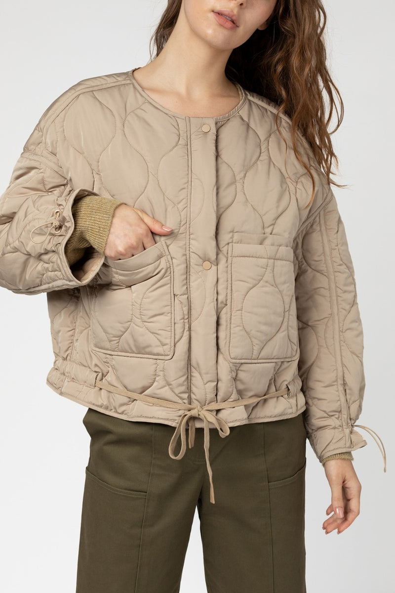 The Kara Jacket in Tan – II Brunettes